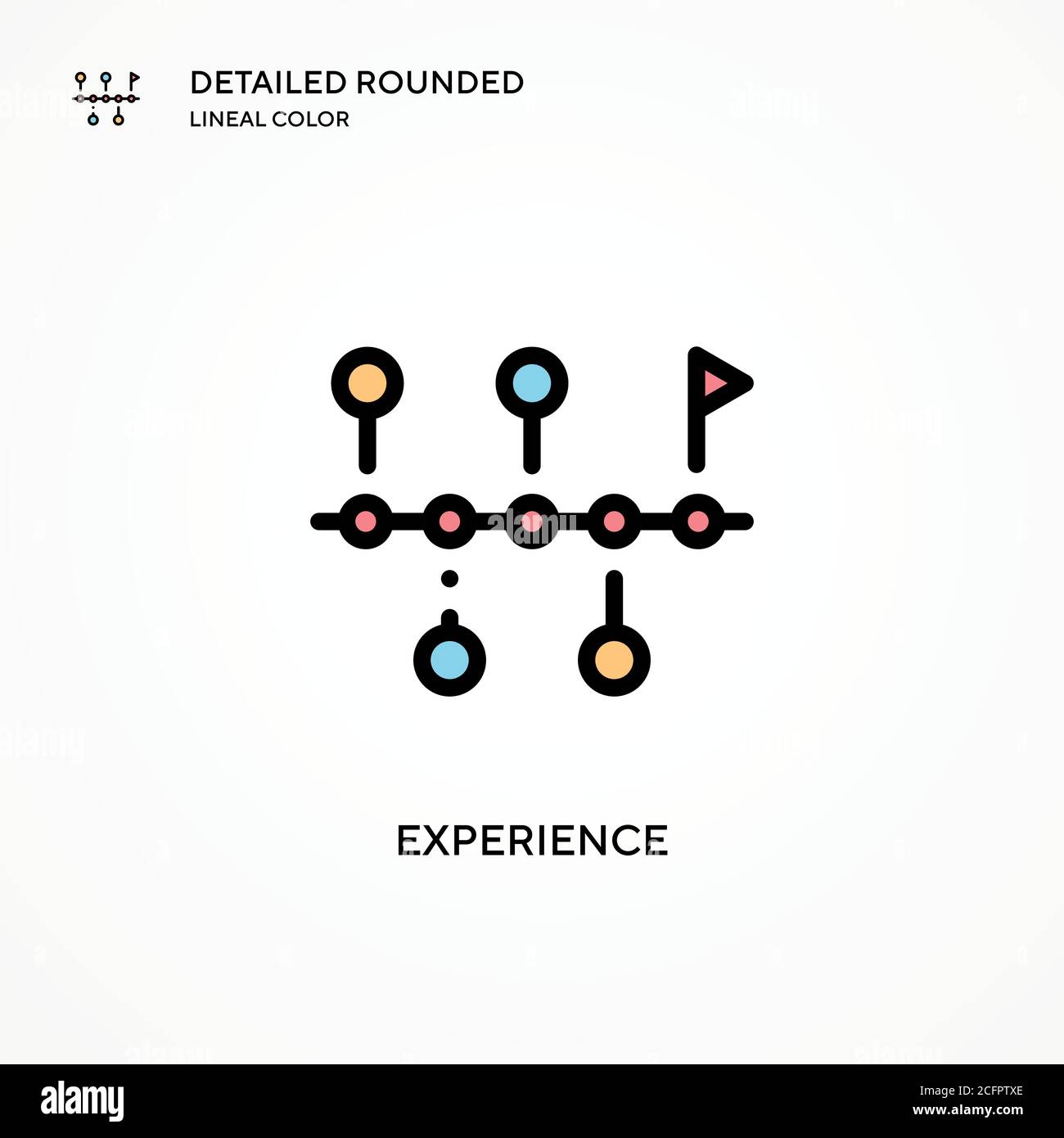 Experience vector icon. Modern vector illustration concepts. Easy to ...