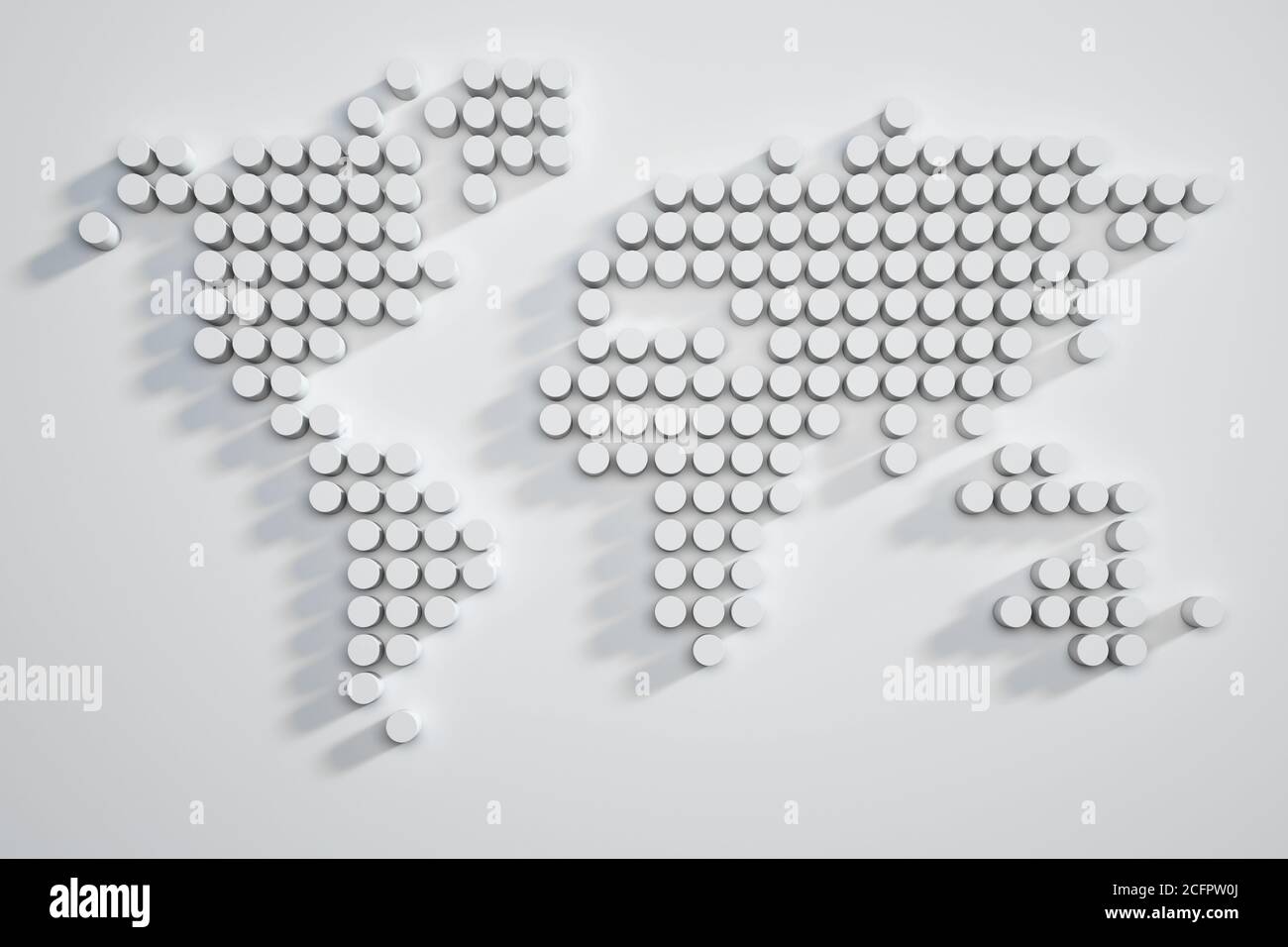 World map wall sculpture, stylized world map made of the circular ...