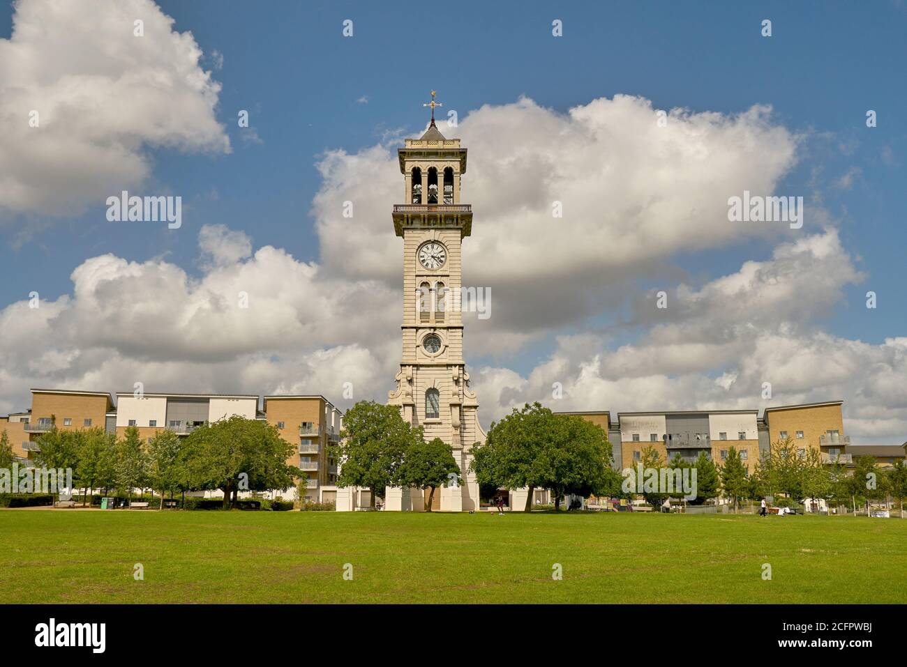 THE CALEDONIAN PARK CLOCK TOWER Stock Photo - Alamy