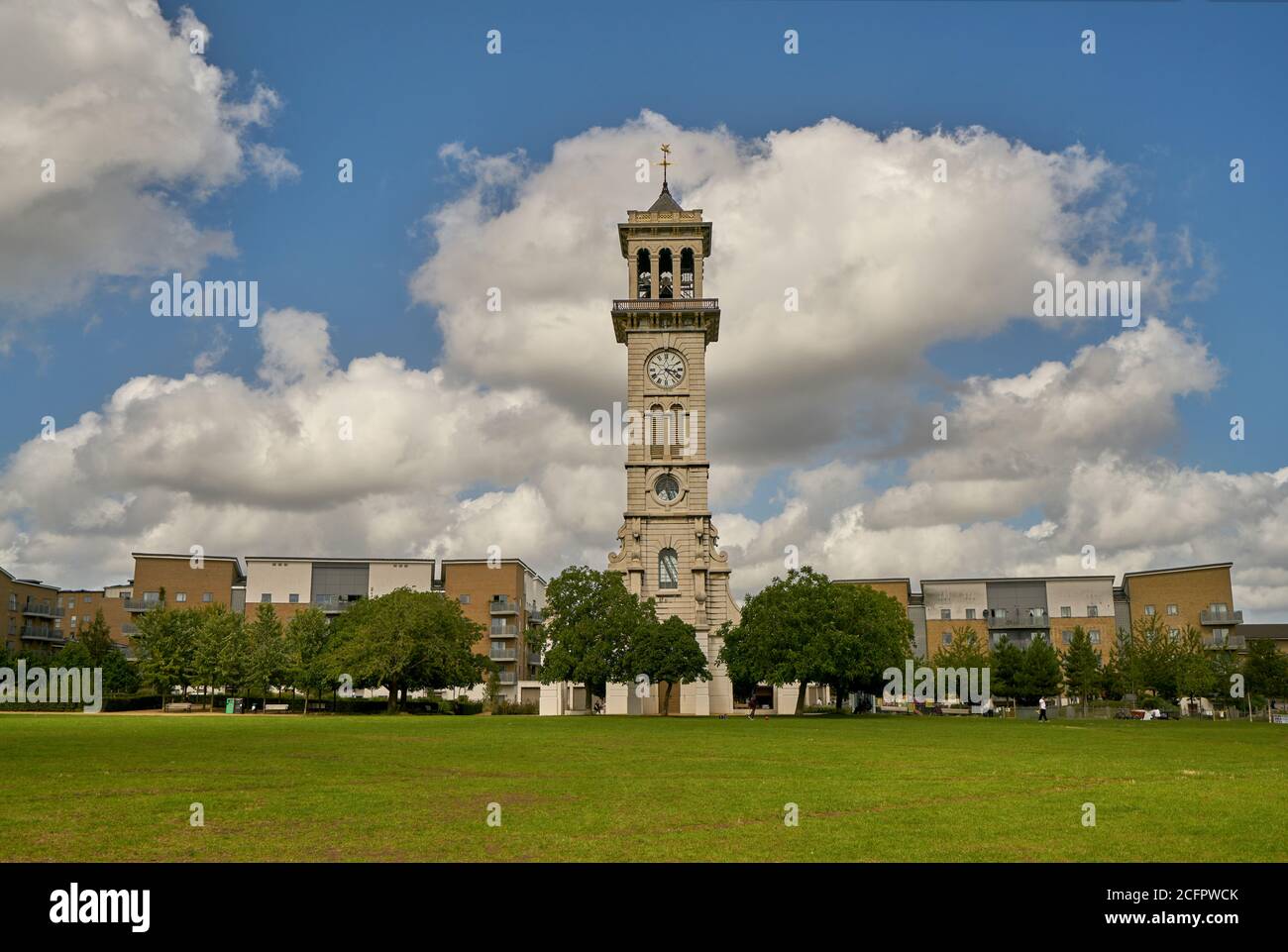 THE CALEDONIAN PARK CLOCK TOWER Stock Photo - Alamy