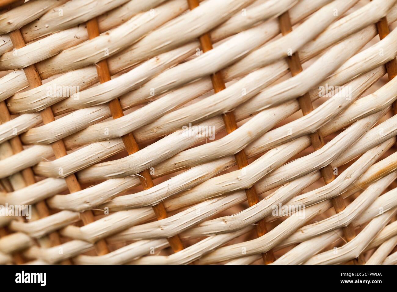 New wicker basket, close-up background photo texture Stock Photo - Alamy