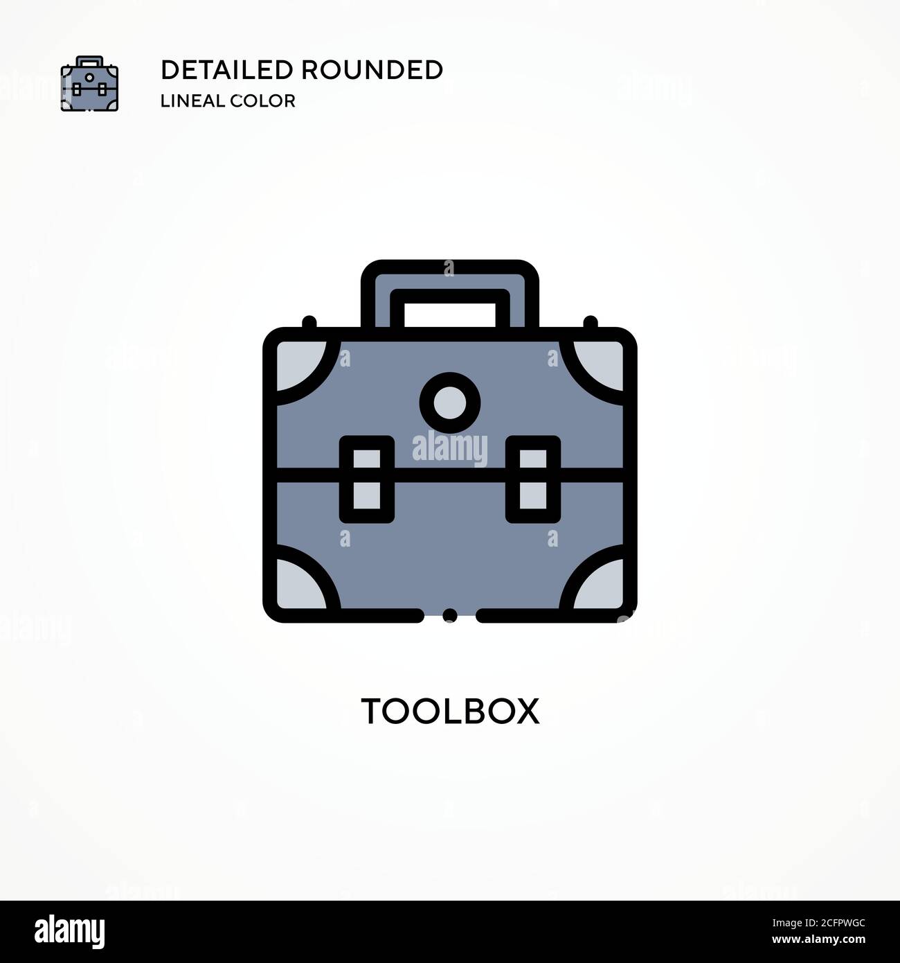 Toolbox vector icon. Modern vector illustration concepts. Easy to edit ...