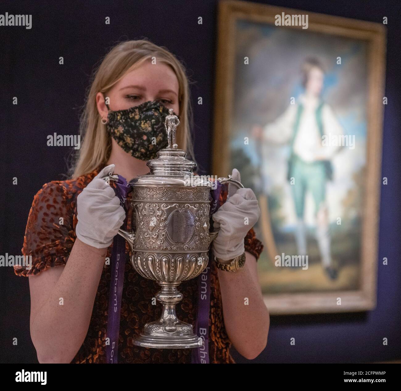 Bonhams, London, UK. 7 September 2020. The oldest surviving FA Cup ...