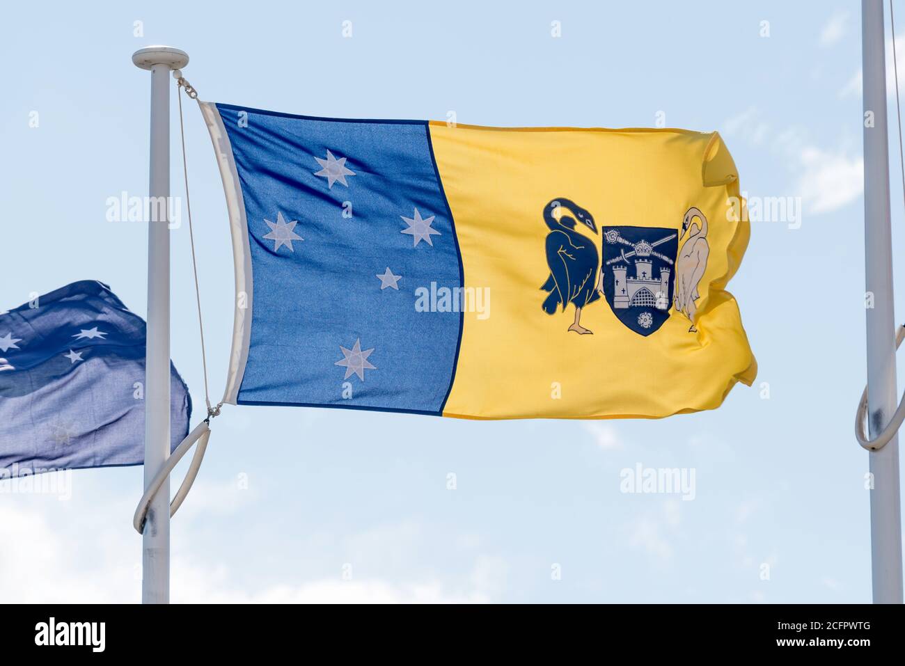 Flag of the Australian Capital Territory whose capital is Canberra ...