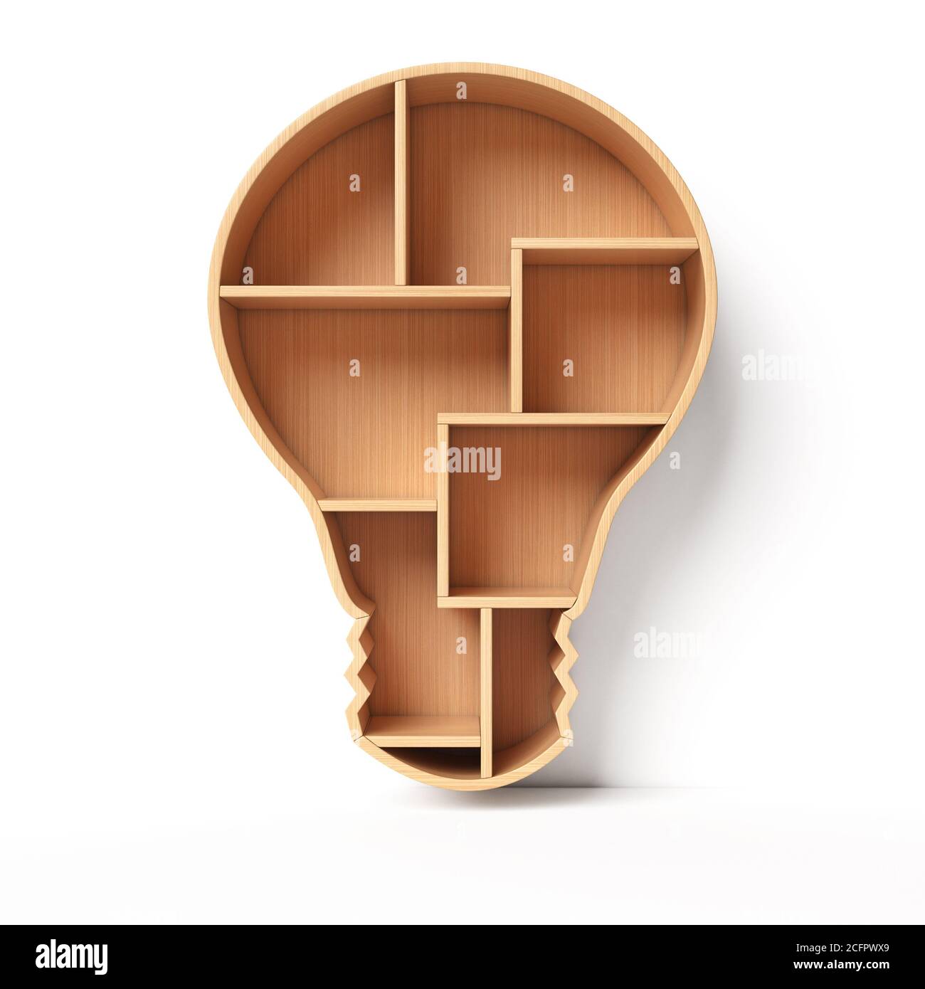Bookshelves in library school Cut Out Stock Images & Pictures - Alamy