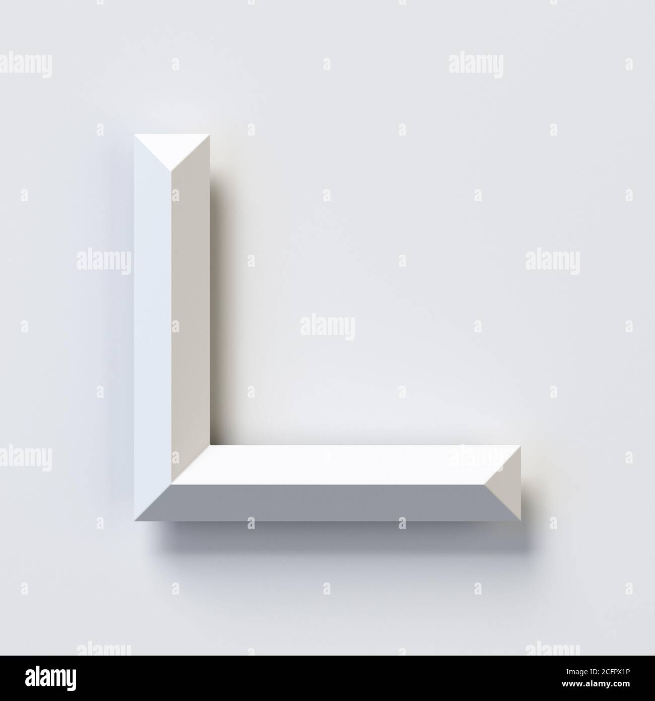 Square three dimensional font, white, simple, geometric, casting shadow ...