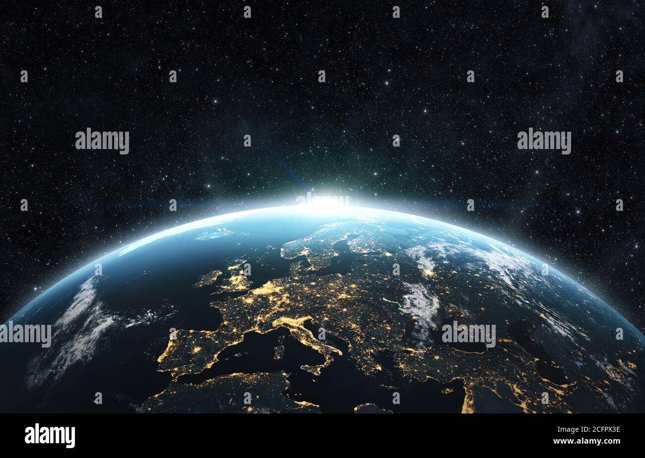 World map 3d render hi-res stock photography and images - Alamy
