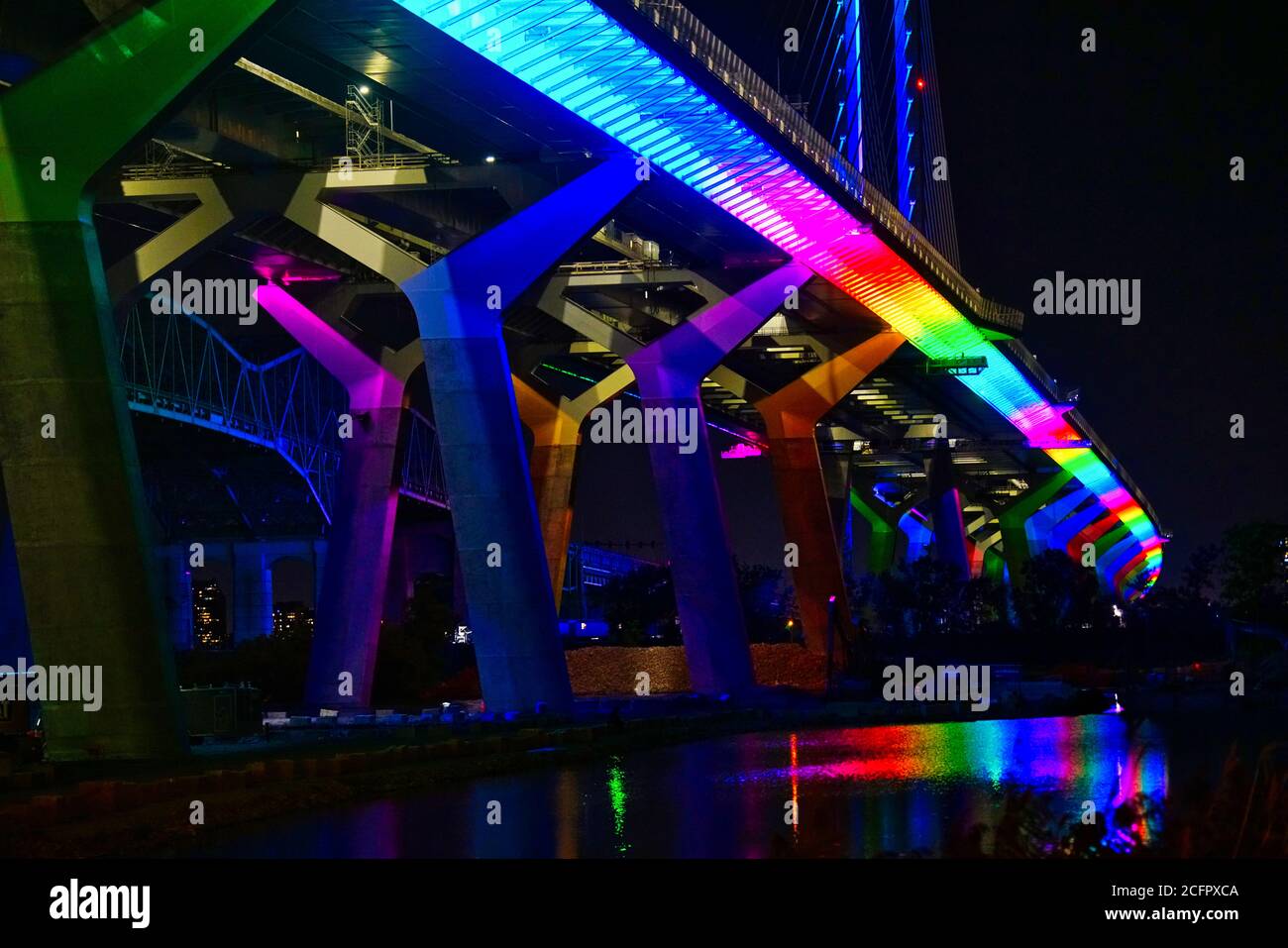 Samuel champlain bridge hi-res stock photography and images - Alamy