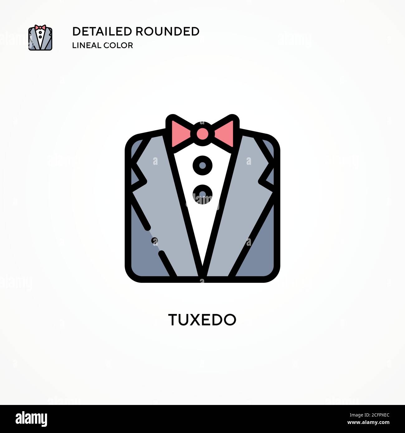 Tuxedo vector icon. Modern vector illustration concepts. Easy to edit ...