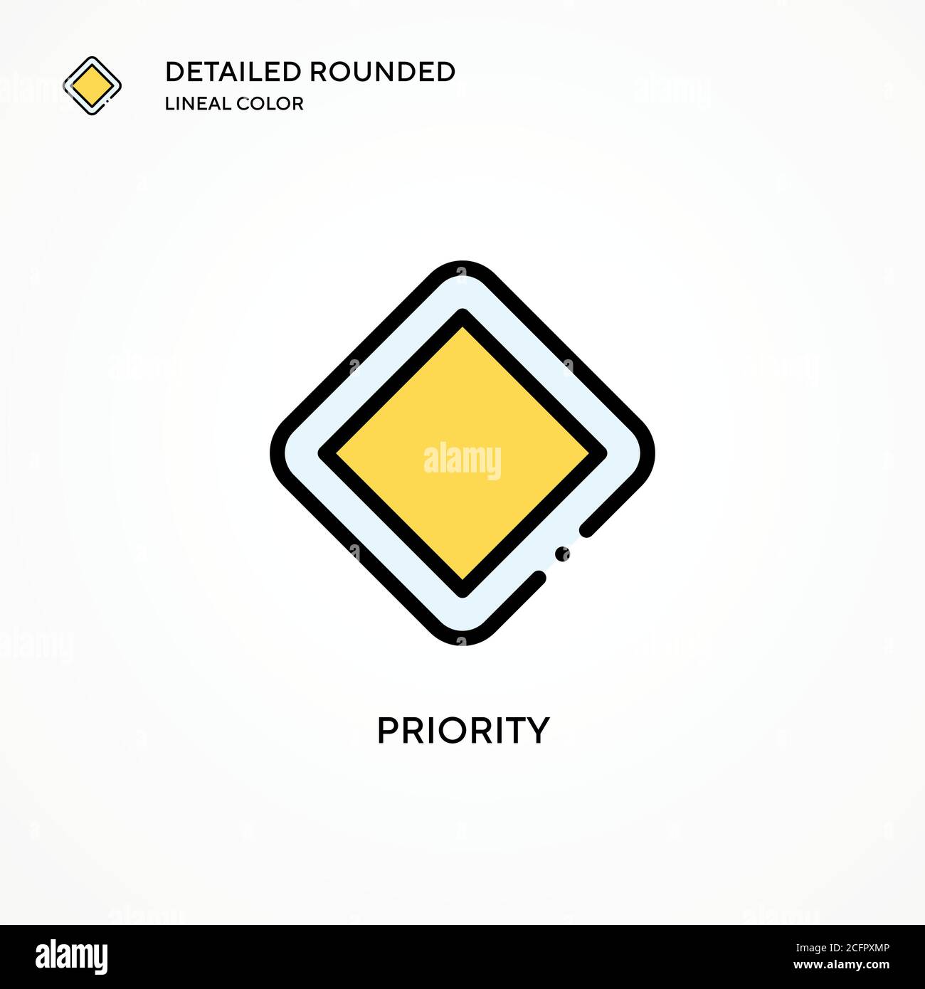 Priority vector icon. Modern vector illustration concepts. Easy to edit ...