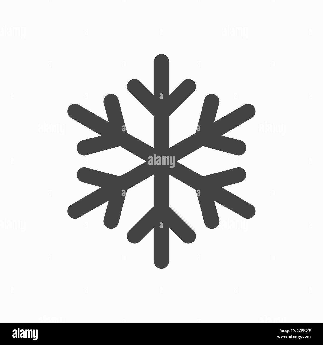 White Snowflake Symbol