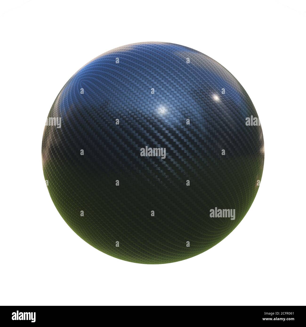 Carbon fiber sphere isolated on white background 3d rendering Stock ...