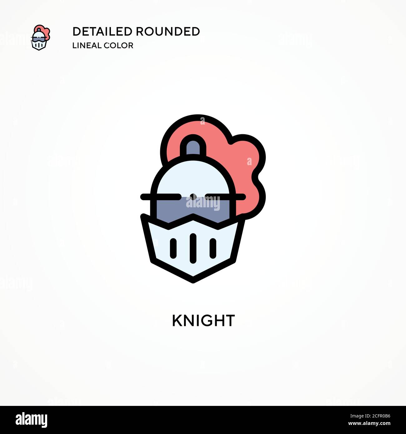 Knight vector icon. Modern vector illustration concepts. Easy to edit ...