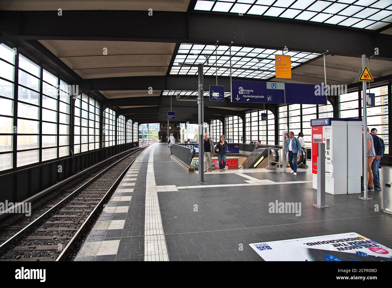 The subway in Berlin city, Germany Stock Photo - Alamy