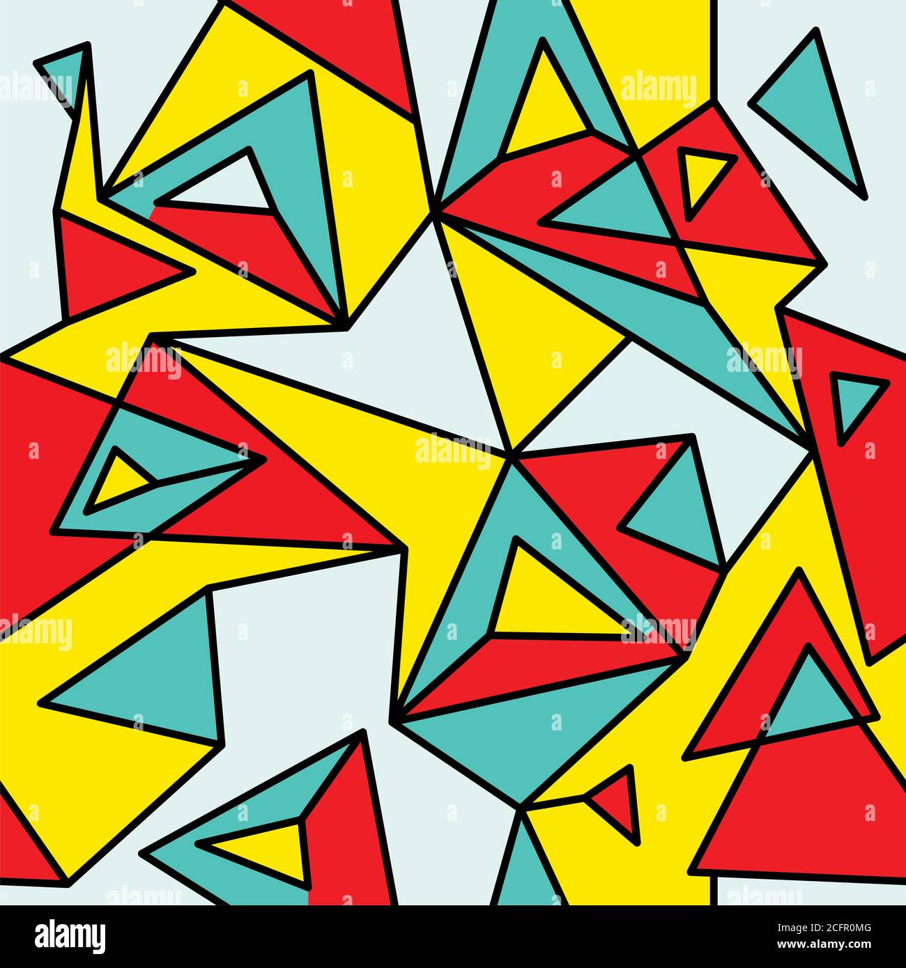 Fragment of geometric cubism, Abstract seamless pattern 2.1 Stock ...