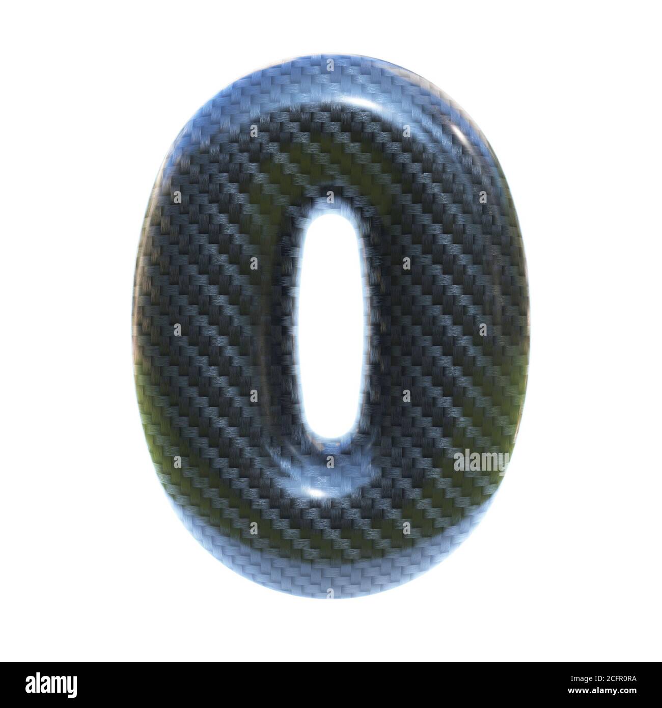 Carbon fiber font, 3d rendering, letter O Stock Photo - Alamy