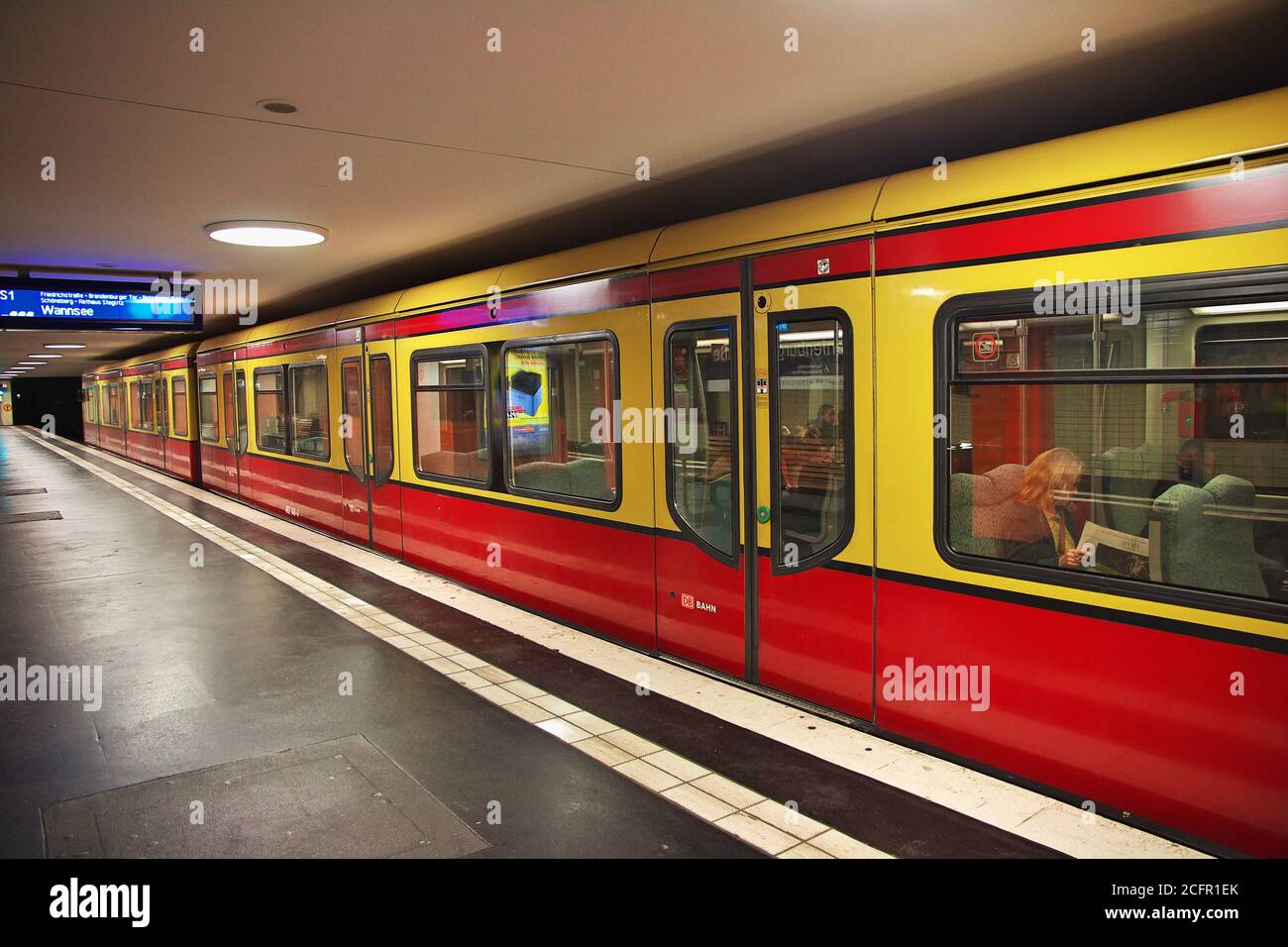 The subway in Berlin city, Germany Stock Photo - Alamy