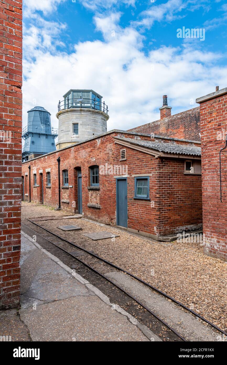 Old military buildings at Hurst Castle in Hampshire, UK Stock Photo - Alamy