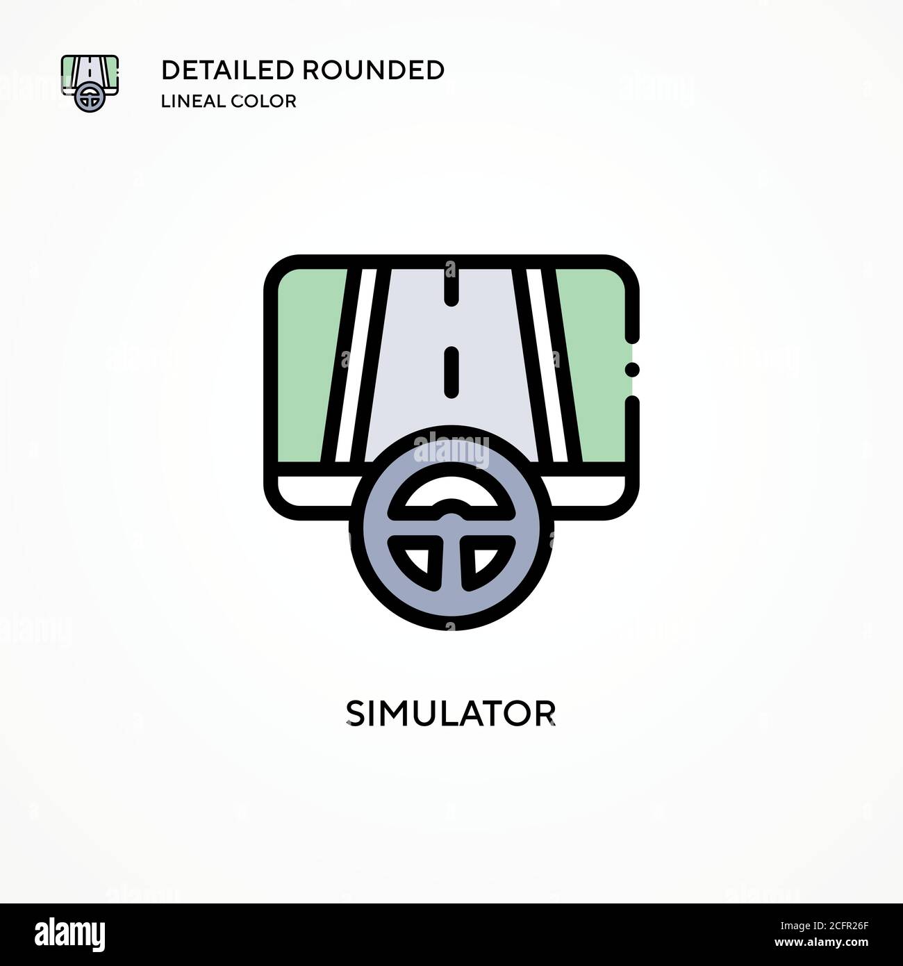 Airplane cockpit flight simulator Stock Vector Images - Alamy