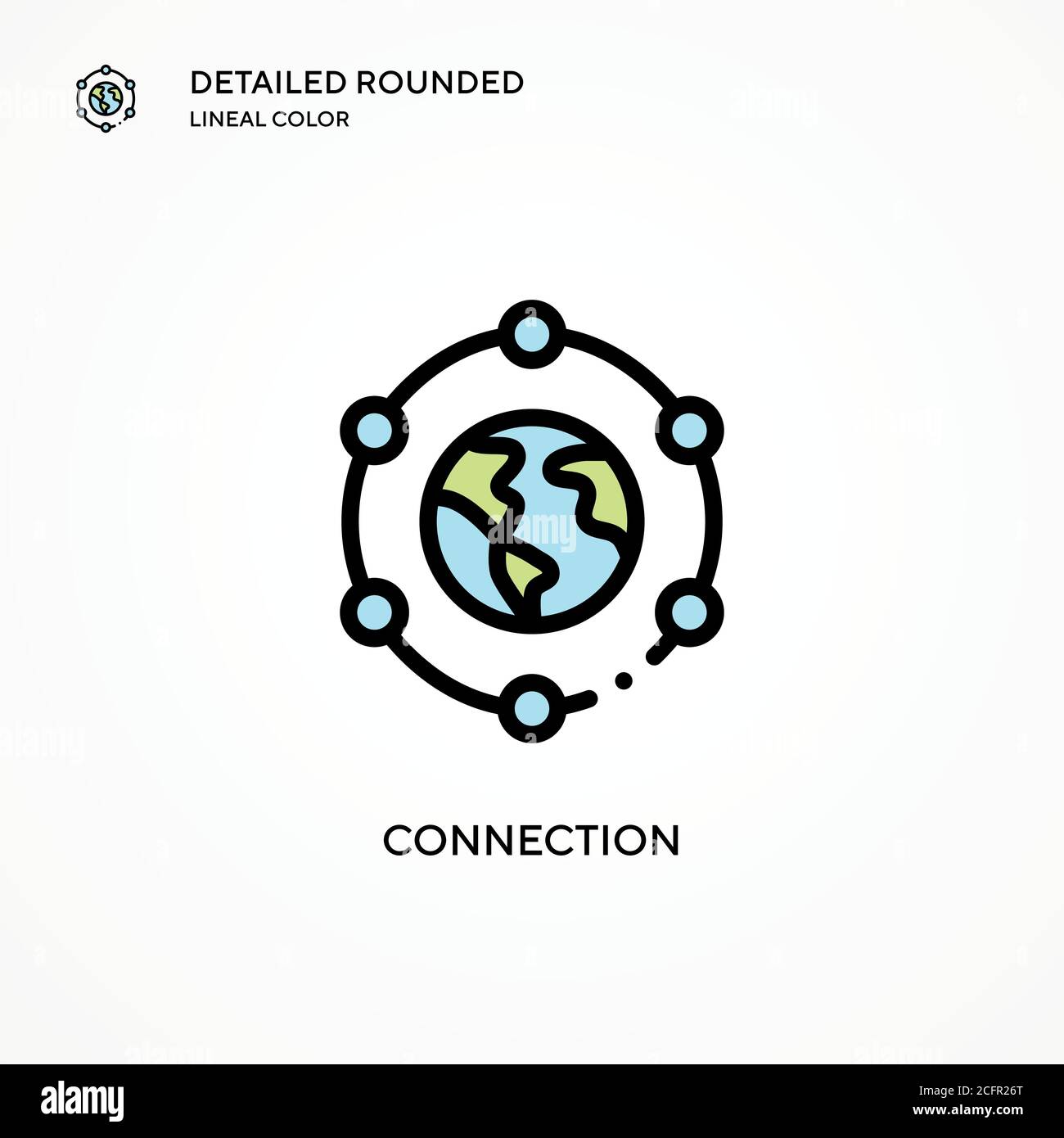 Connection vector icon. Modern vector illustration concepts. Easy to ...