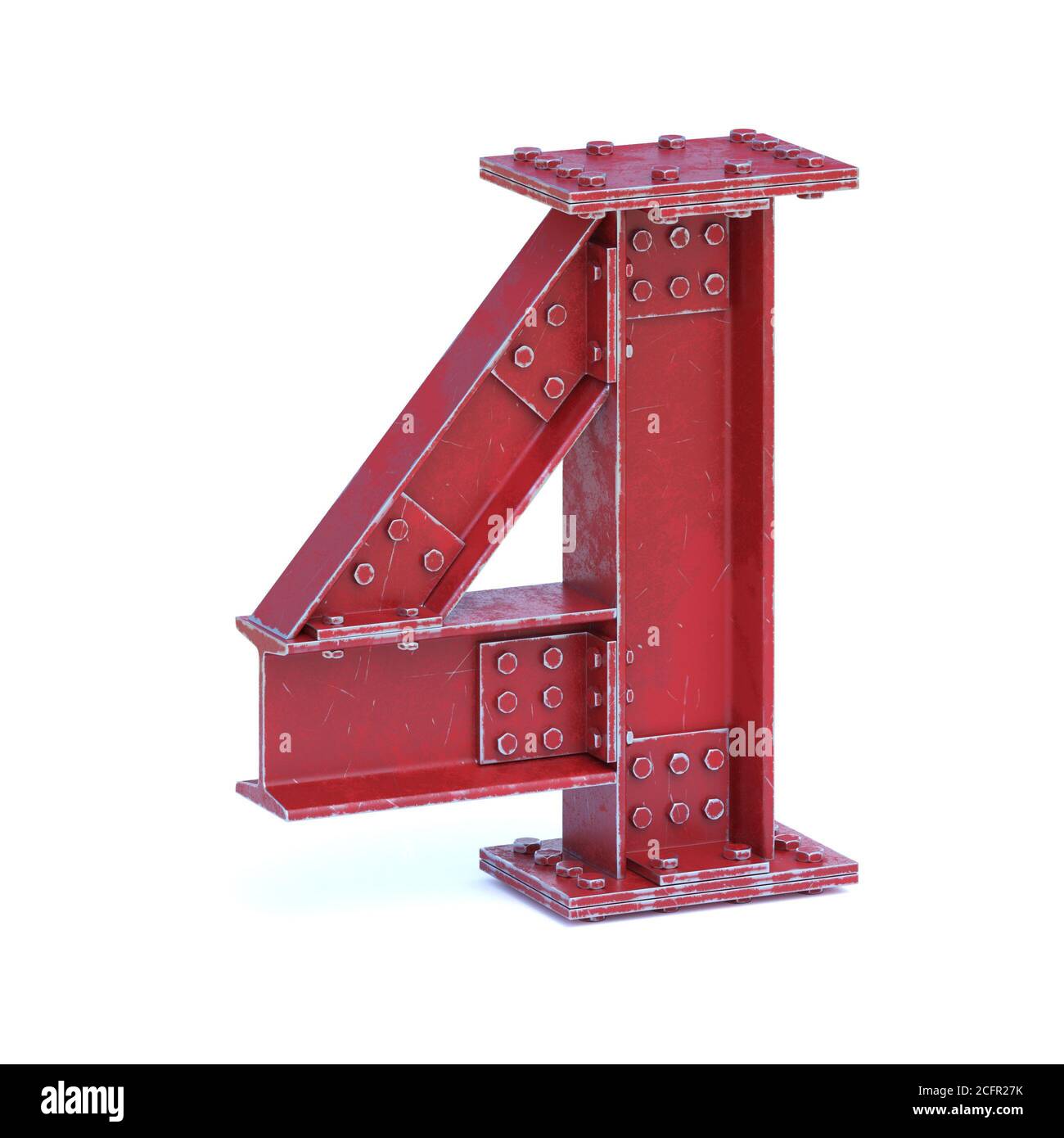 I beam and rivets Cut Out Stock Images & Pictures - Alamy