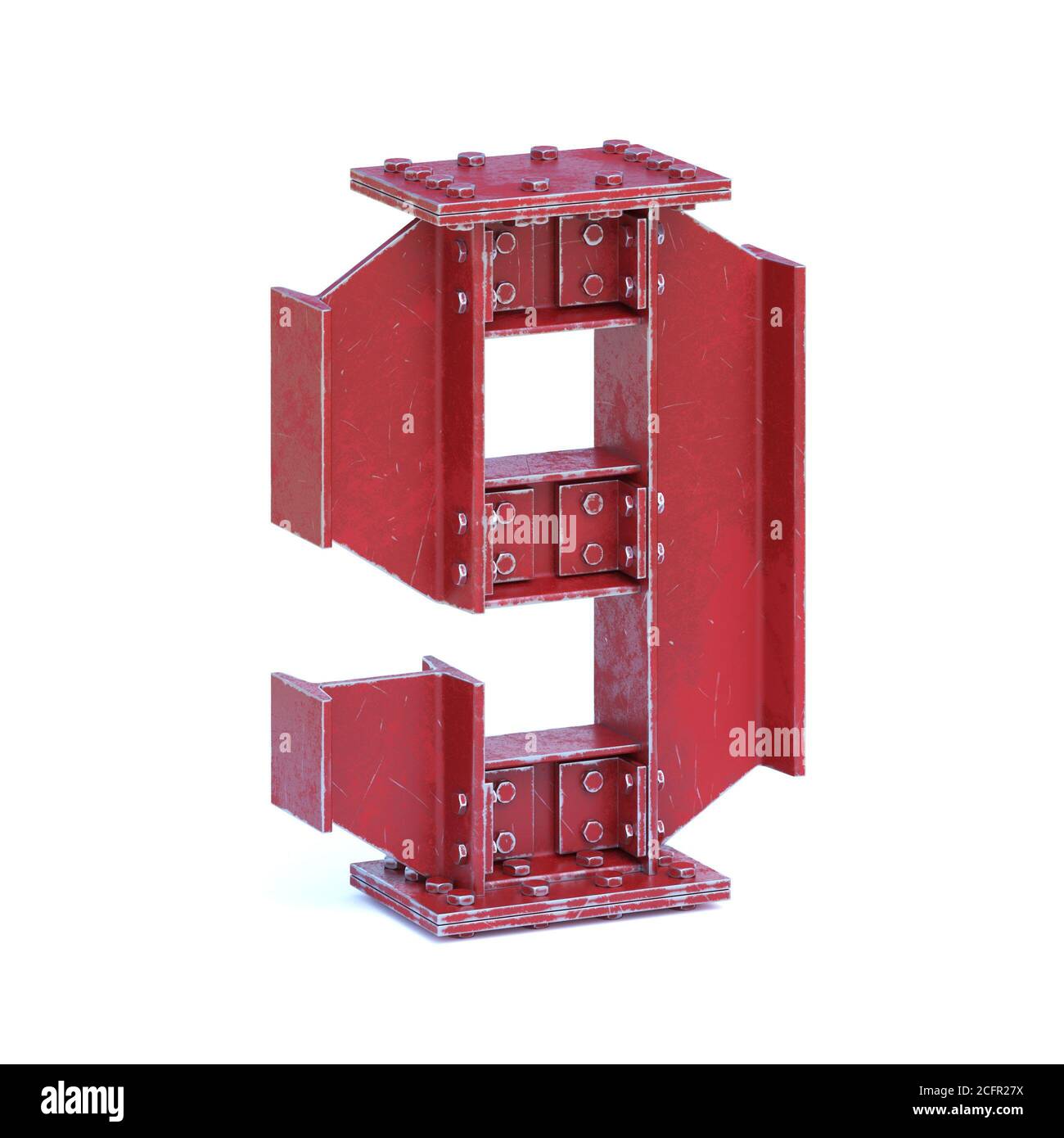 Old metal building number Cut Out Stock Images & Pictures - Alamy