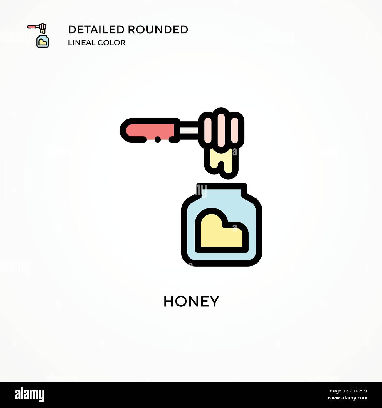 Honey vector icon. Modern vector illustration concepts. Easy to edit ...