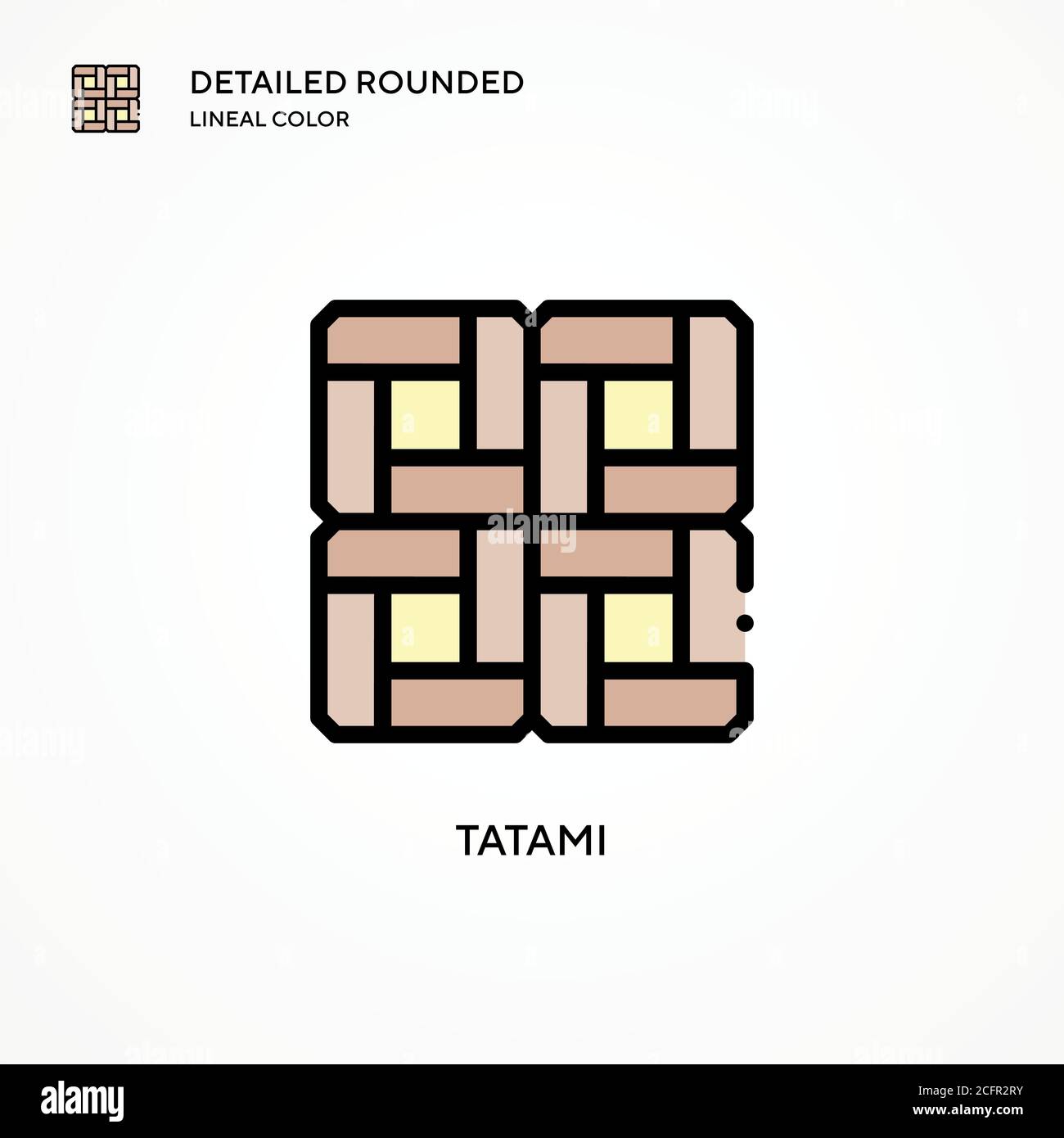 Tatami icon hi-res stock photography and images - Alamy