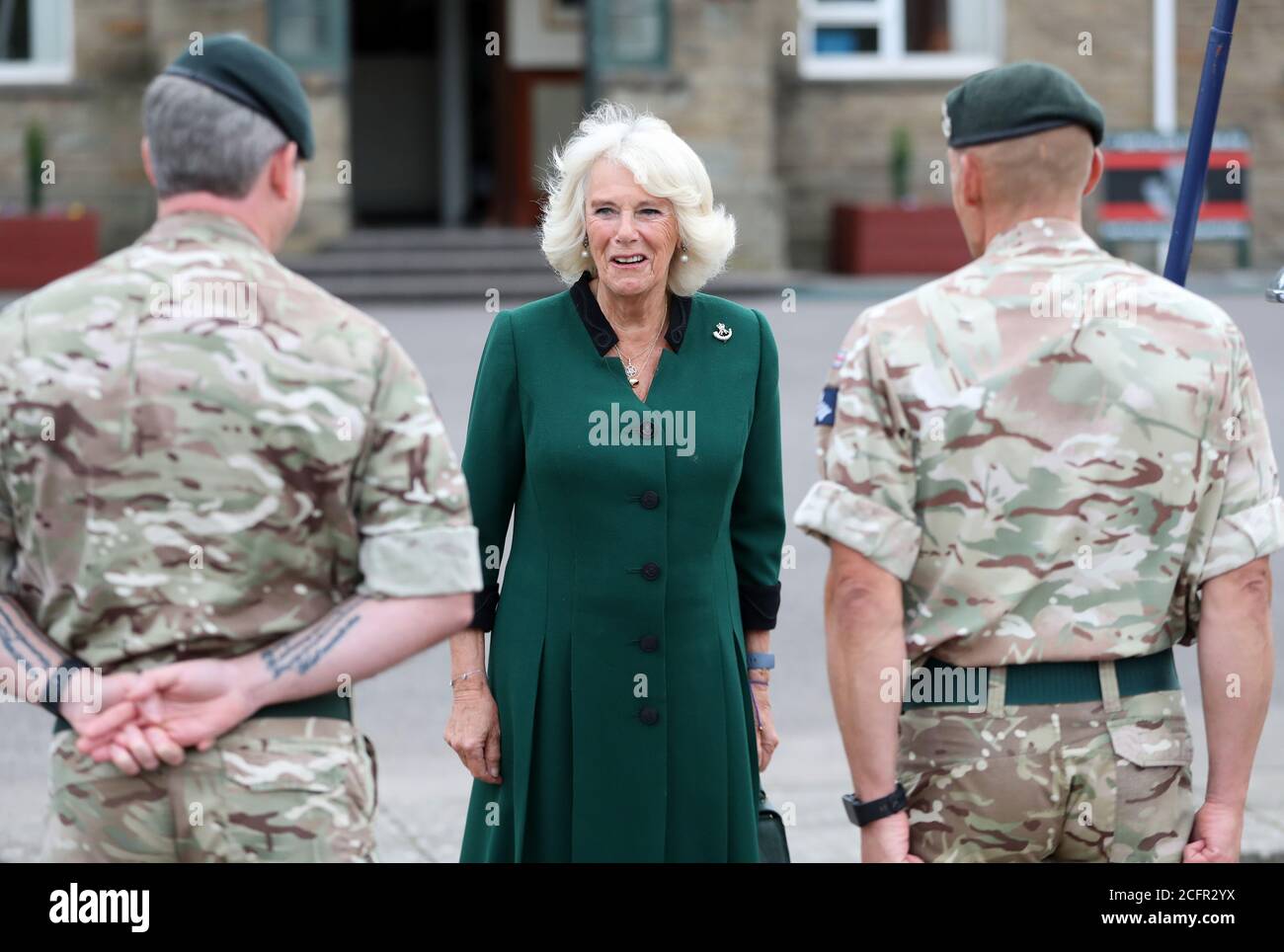The Duchess Cornwall Beachley Barracks High Resolution Stock ...