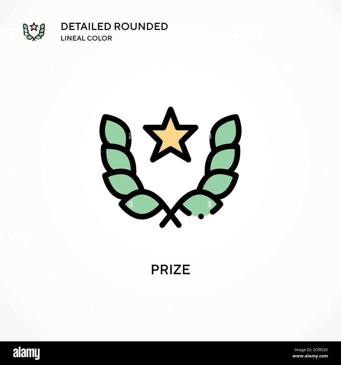 Prize vector icon. Modern vector illustration concepts. Easy to edit ...