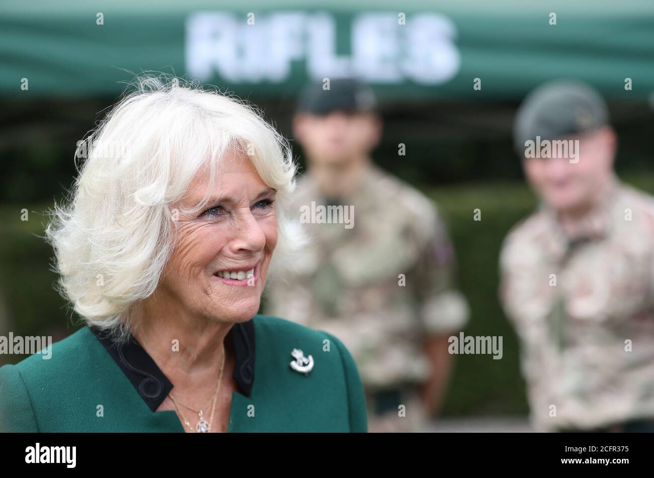 The duchess cornwall beachley barracks hi-res stock photography and ...