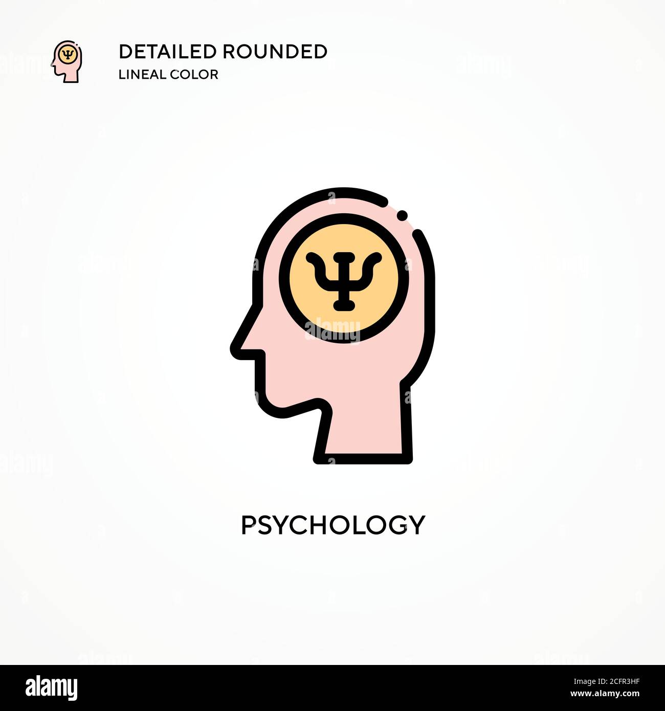 Psychology vector icon. Modern vector illustration concepts. Easy to ...