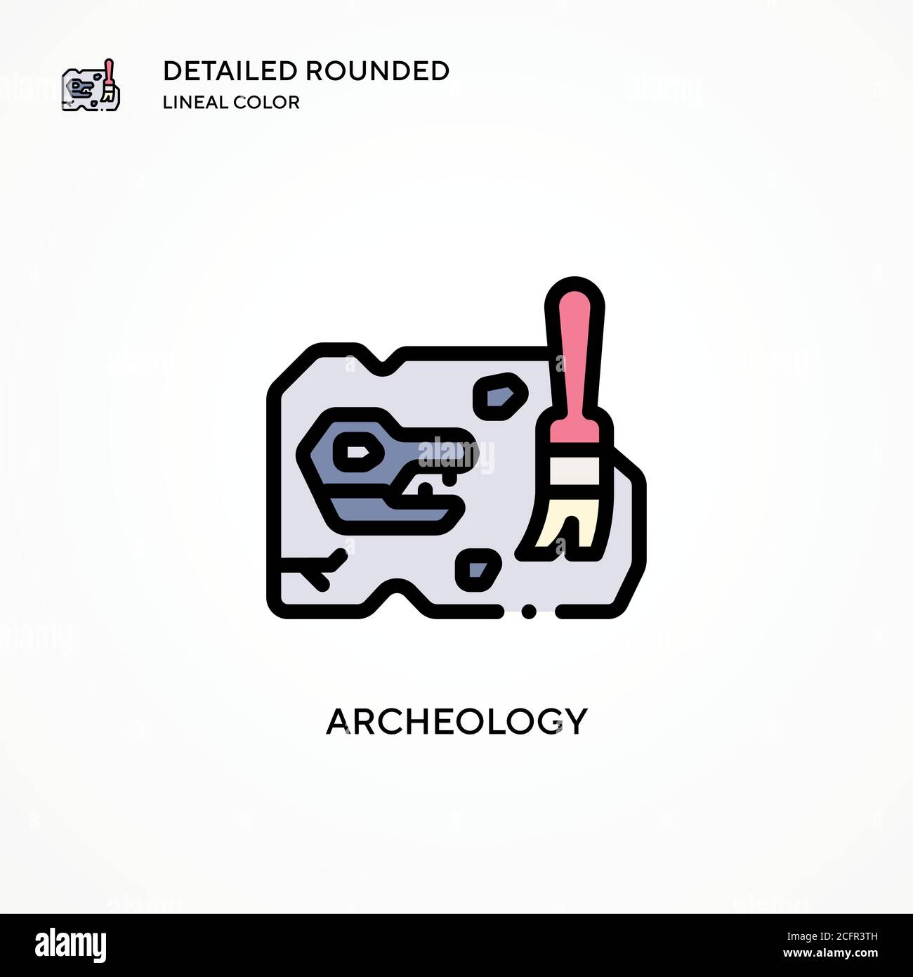 Archeology vector icon. Modern vector illustration concepts. Easy to ...