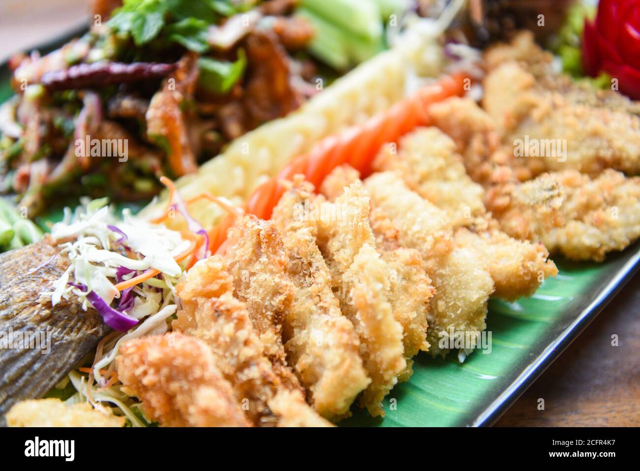 Cooked seabass plate hi-res stock photography and images - Alamy
