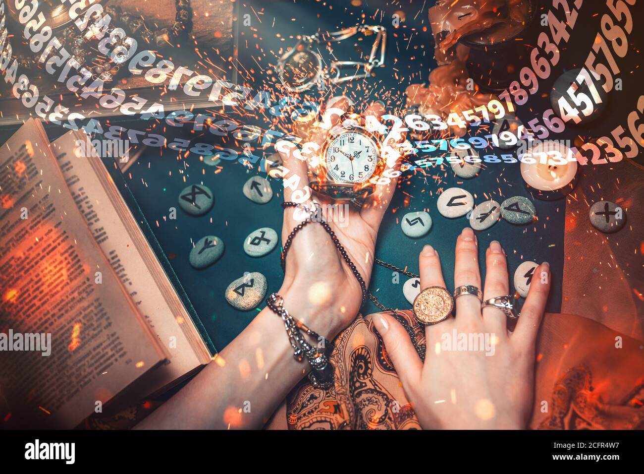 Divination prophecy future prediction horoscope vintage old hi-res ...