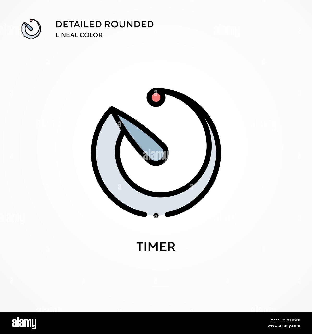 Timer vector icon. Modern vector illustration concepts. Easy to edit ...