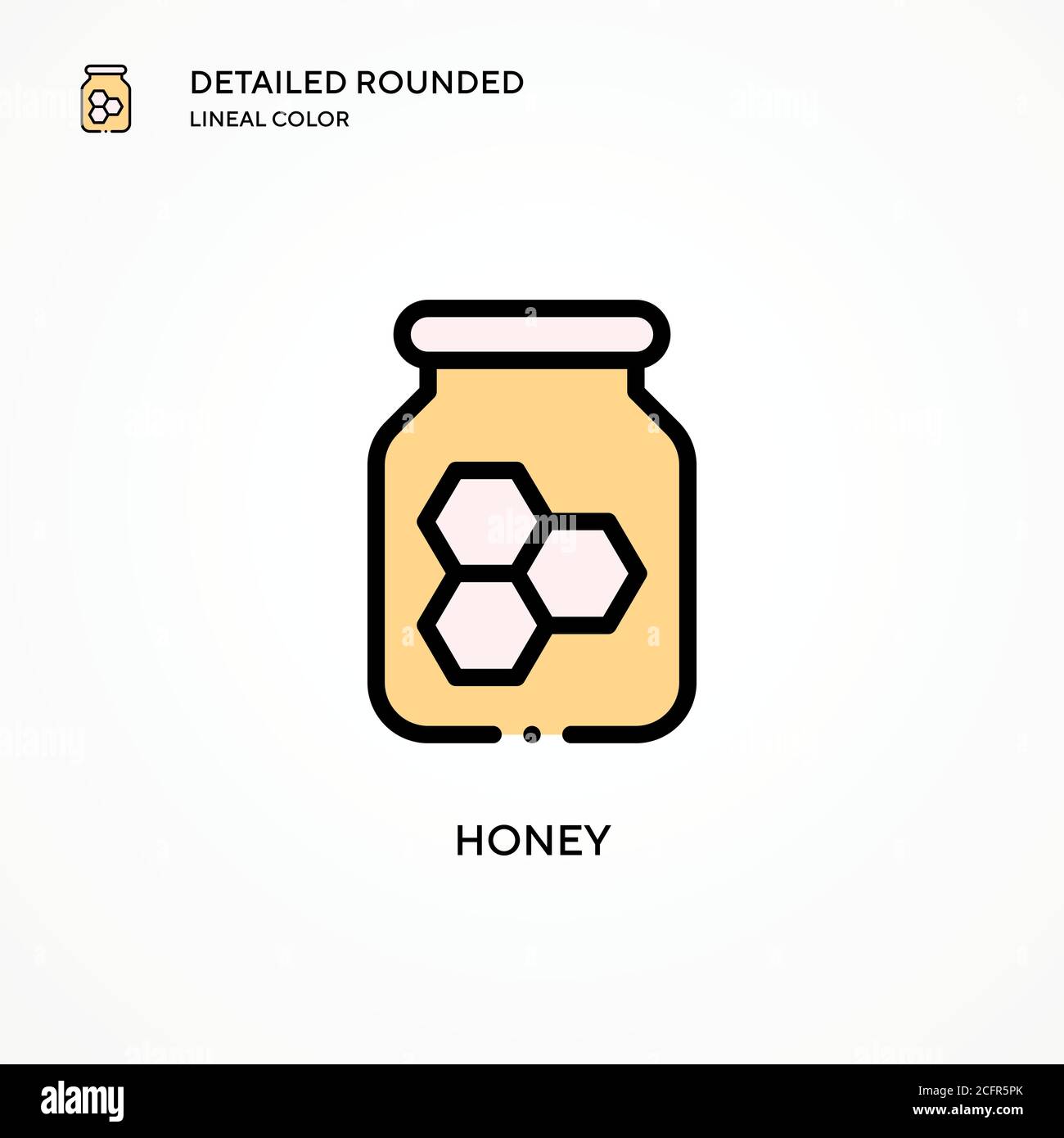 Honey vector icon. Modern vector illustration concepts. Easy to edit ...