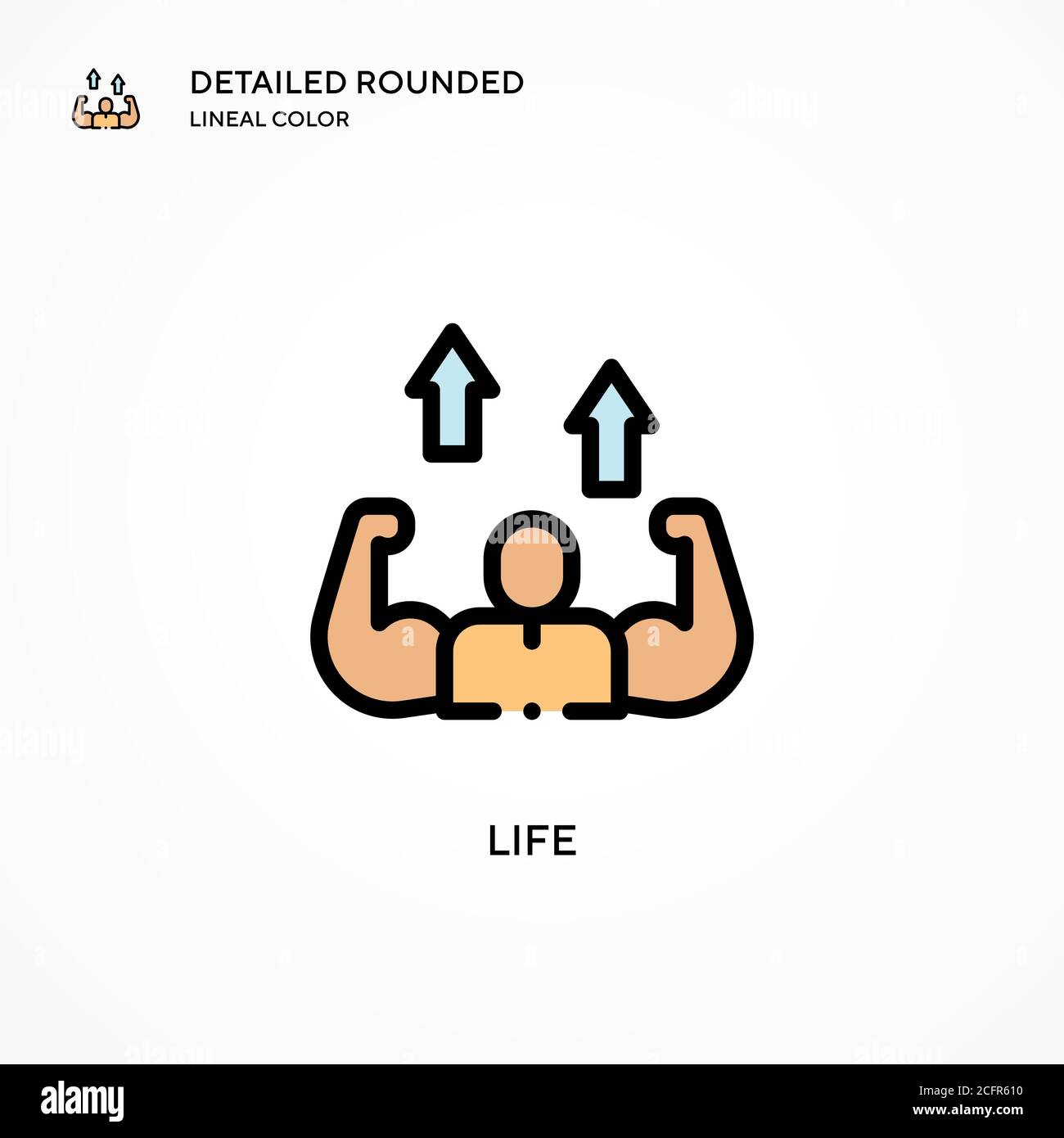 Life vector icon. Modern vector illustration concepts. Easy to edit and ...