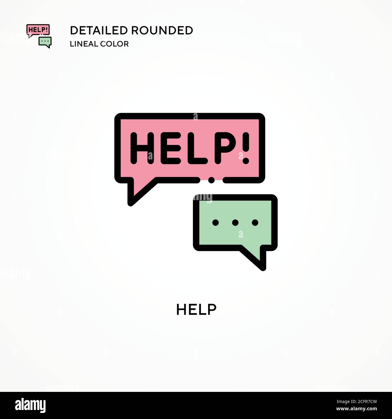 Help vector icon. Modern vector illustration concepts. Easy to edit and ...