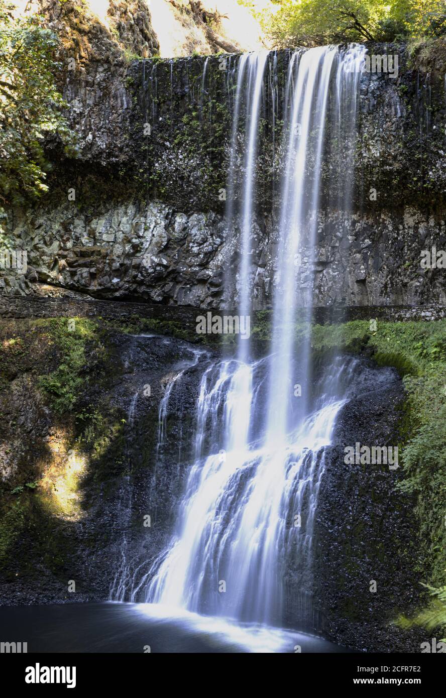 Vertical shot beautiful waterfalls hi-res stock photography and images ...