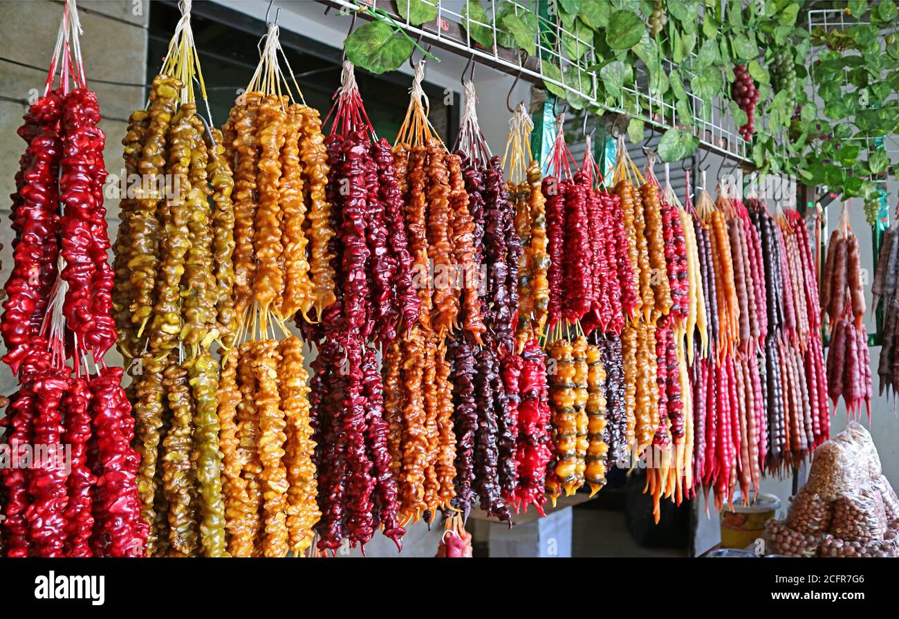 Hanging sweets candy hi-res stock photography and images - Alamy
