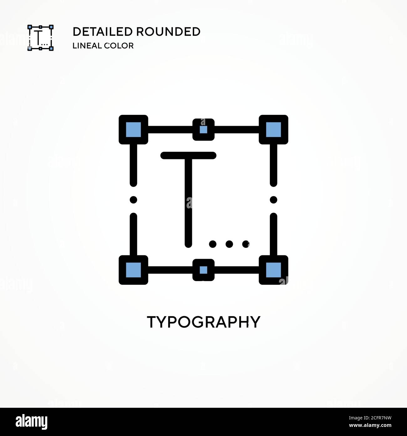 Typography vector icon. Modern vector illustration concepts. Easy to ...