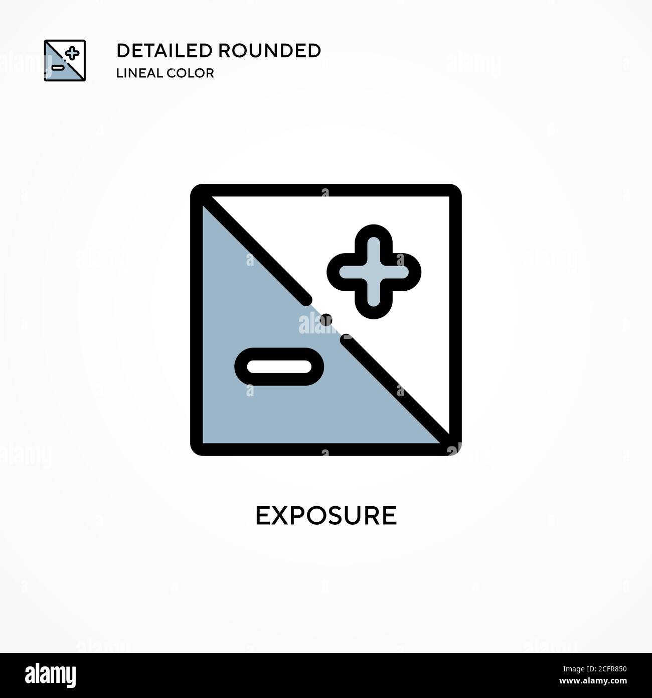 Exposure vector icon. Modern vector illustration concepts. Easy to edit ...