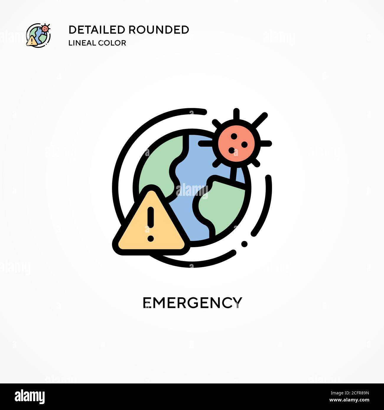 Emergency vector icon. Modern vector illustration concepts. Easy to ...
