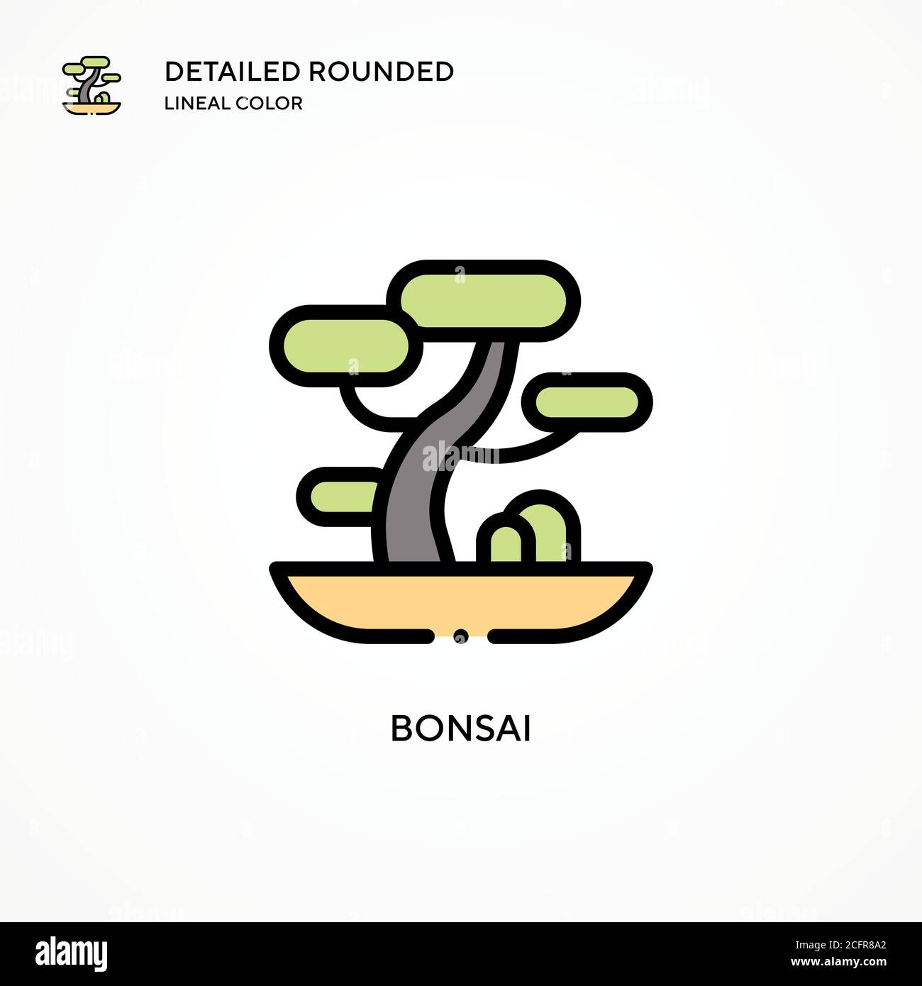 Bonsai vector icon. Modern vector illustration concepts. Easy to edit ...