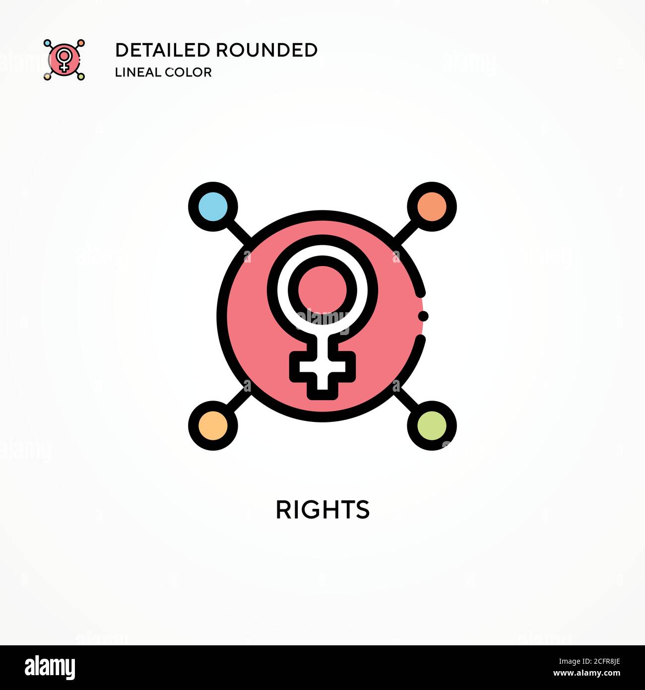 Rights vector icon. Modern vector illustration concepts. Easy to edit ...