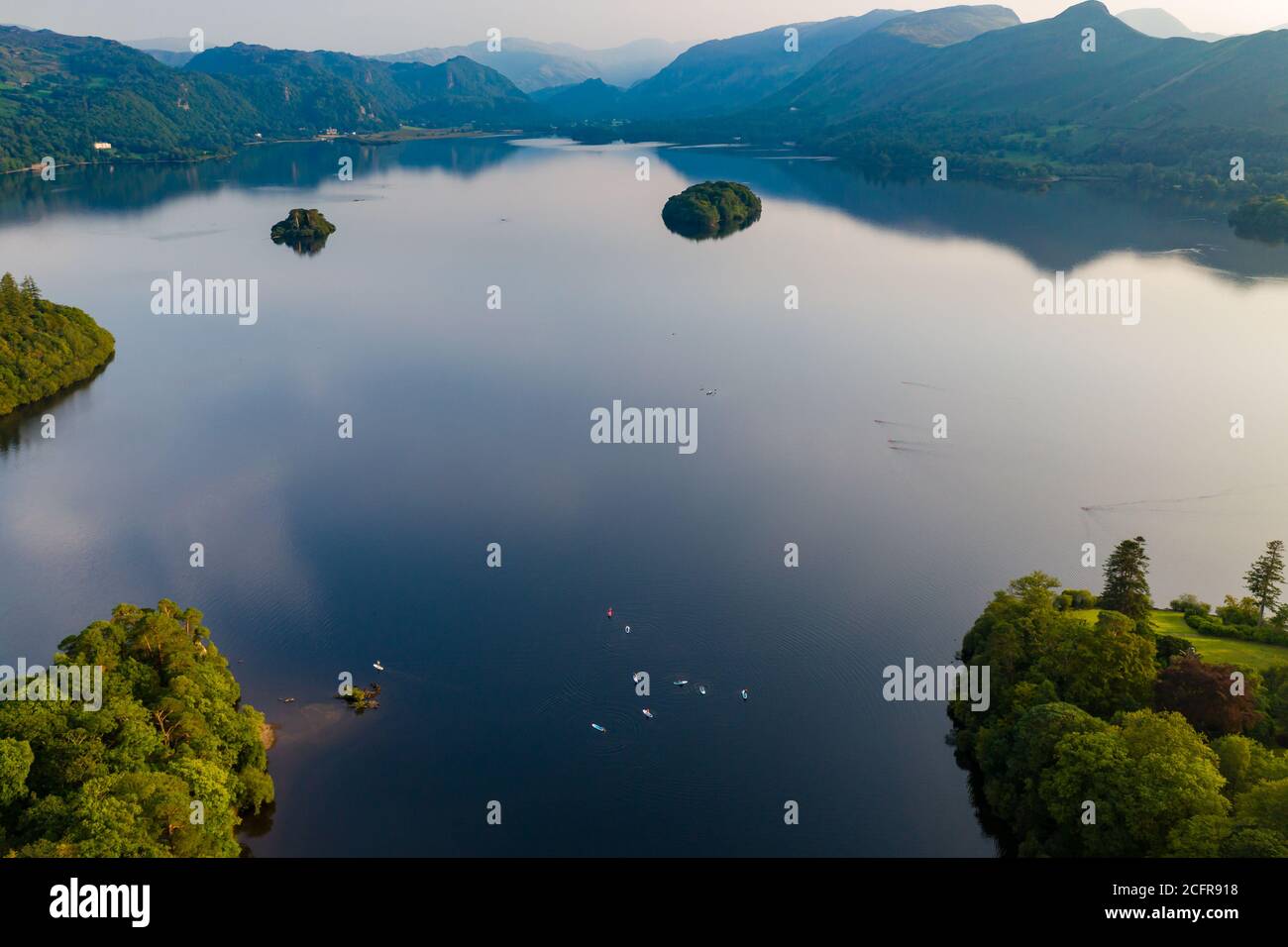 Keswick lake district aerial hi-res stock photography and images - Alamy
