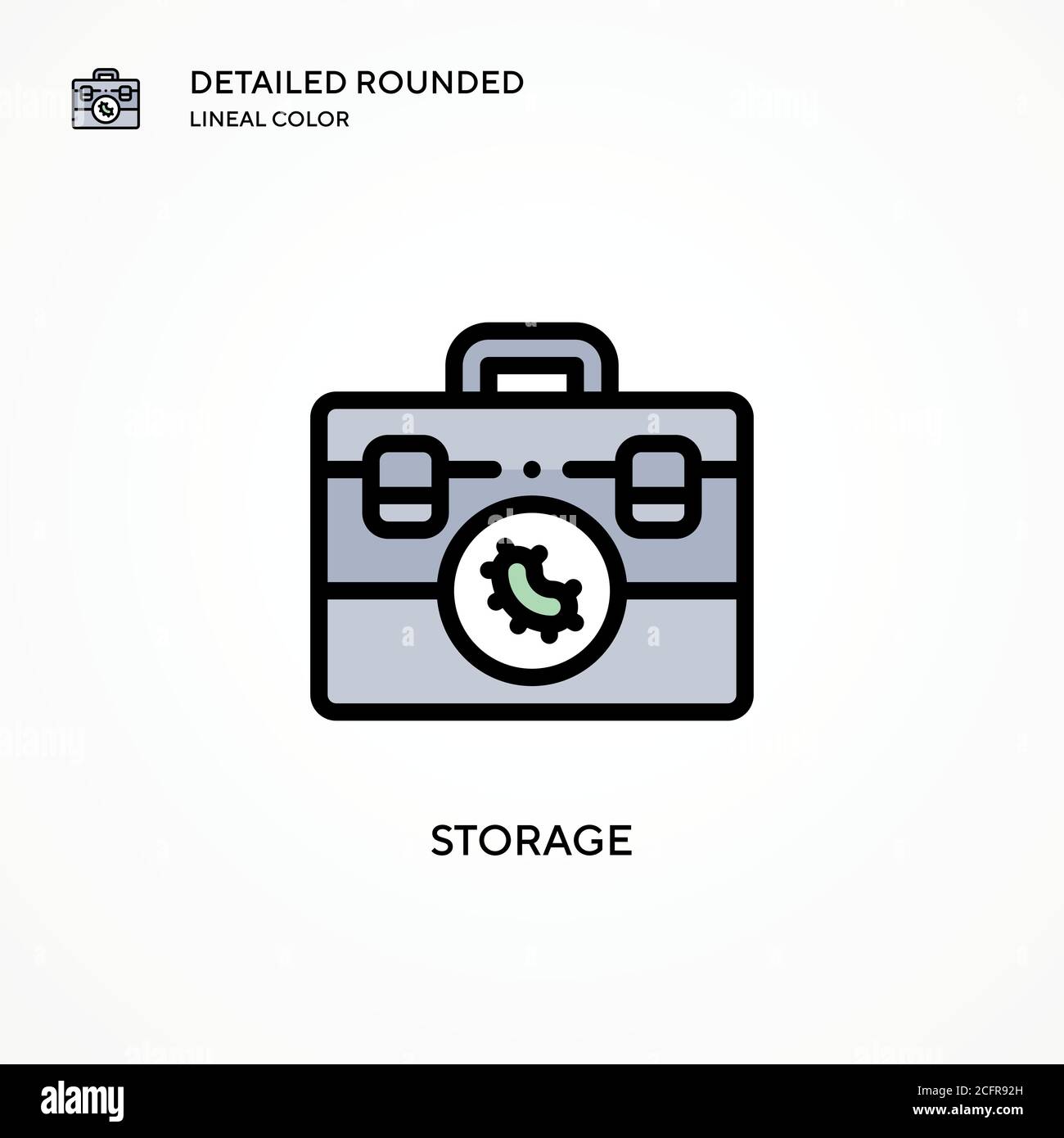 Storage vector icon. Modern vector illustration concepts. Easy to edit ...