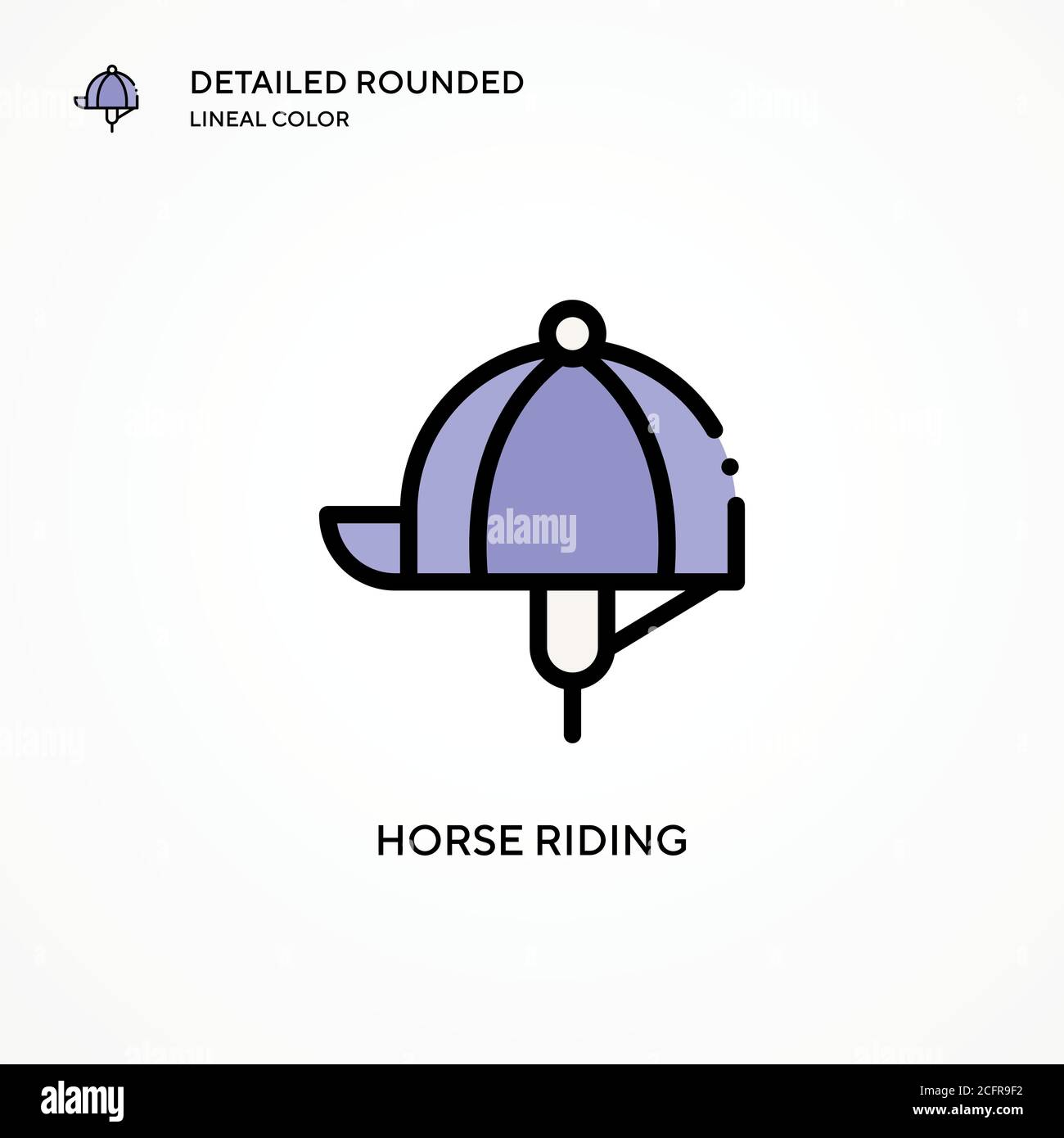 Horse riding vector icon. Modern vector illustration concepts. Easy to ...