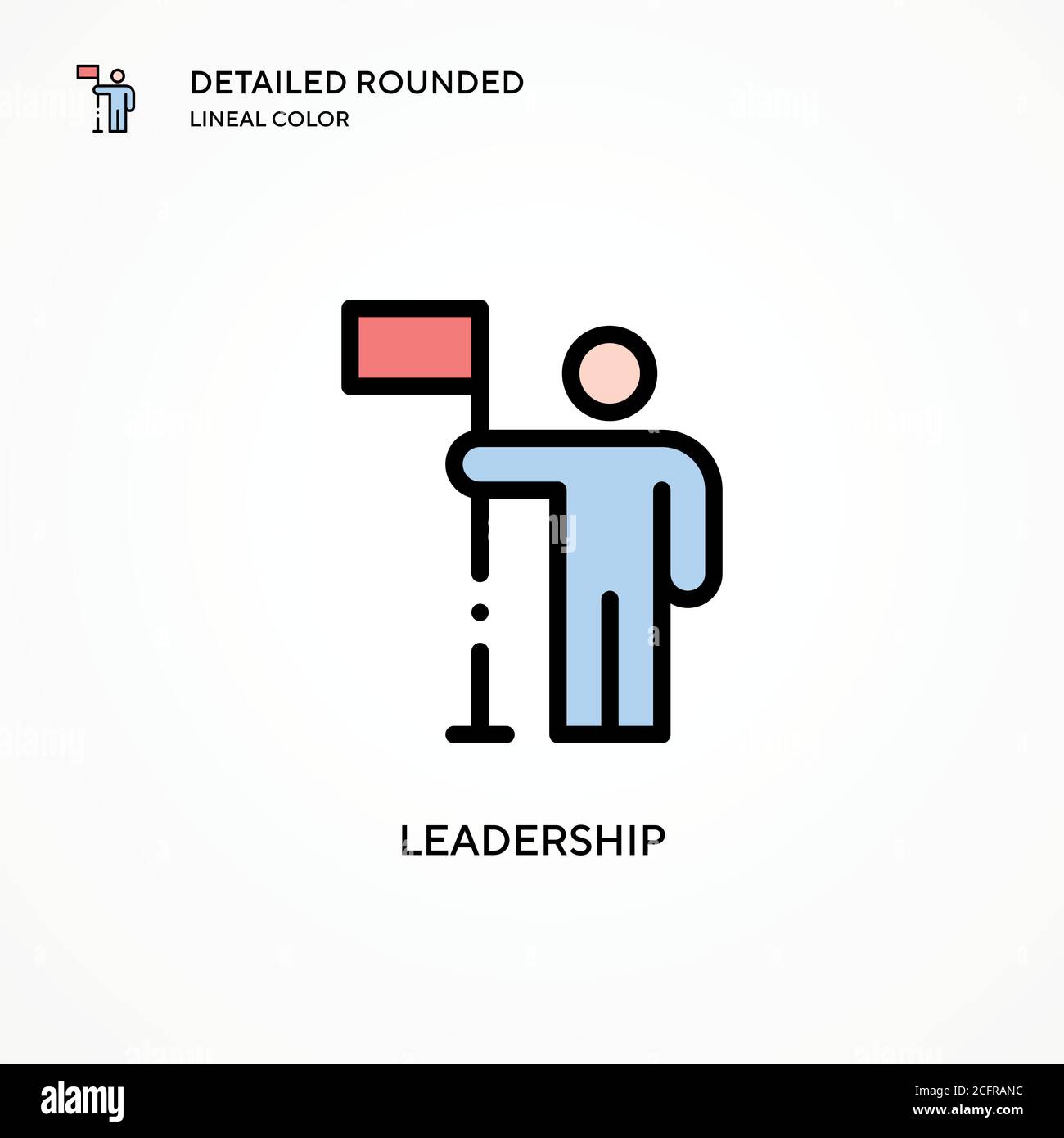 Leadership vector icon. Modern vector illustration concepts. Easy to ...